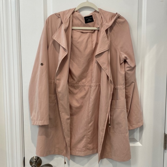 Love Tree | Jackets & Coats | Love Tree Pink Trench Coat | Poshmark